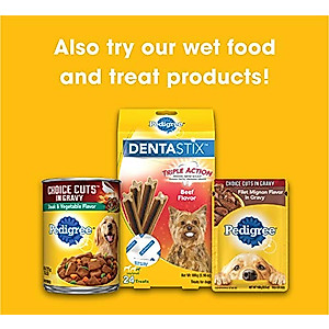 PEDIGREE Small Dog Complete Nutrition Small Breed Adult Dry Dog Food Grilled Steak and Vegetable Flavor Dog Kibble, 3.5 lb. Bag