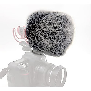 Fur windscreen Wind Shield Compatible for rode VideoMic GO II 2 VMGOII VideoMicro II Microphone windshield dead cat accessories