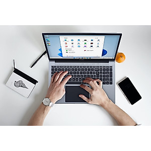 17.3" S16 Full HD Windows 11 Home Slim n Light Laptop - 128GB Storage, 4GB RAM, N4120 Intel Quad-Core CPU, Full HD IPS, Dedicated Num-Pad, 5GHz Dual-Band WiFi, USB 3.0, Expandable Storage (128GB)
