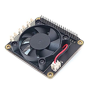 DollaTek X728-A1 Raspberry Pi Cooling Fan for Raspberry Pi 1 Model B+/ 2 Model B / 3 Model B / 3 Model B+ / 3 Model A+ / 4 Model B