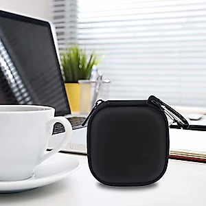 Canboc Hard Case for New Bose QuietComfort Earbuds II Noise Cancelling in-Ear Wireless Bluetooth Headphones, Mesh Bag fits USB-C Charging Cable, Ear Tips, Black