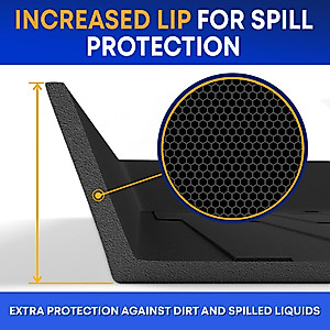 Premium Cargo Liner for Ford Explorer 2011-2019 - 100% Protection - Custom Fit Car Trunk Mat - Easy-to-Wash & All-Season Black Cargo Mat - 3D Shaped Laser Measured Trunk Liners for Ford Explorer