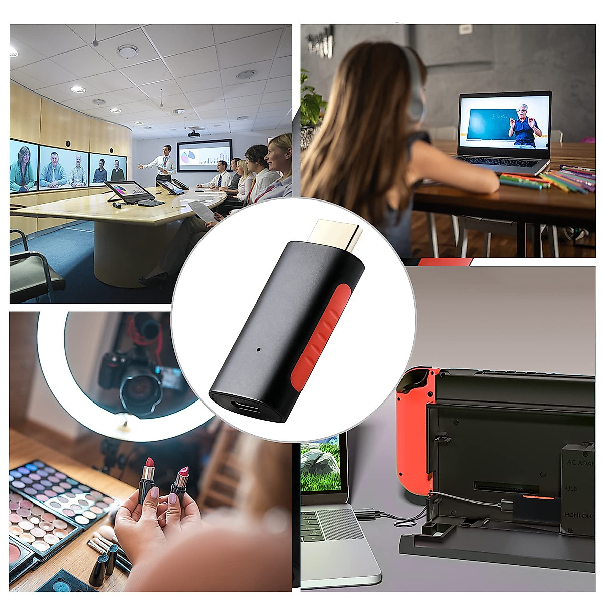 ANRIS Video Capture Card, HDMI USB Video Capture Card for Gaming, Streaming, Teaching, Video Conference or Live Broadcasting, Compatible with PS3, PS4, PS5, XboxOne, Nintendo Switch, Wii.