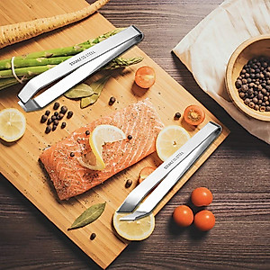 3 Pcs Fish Bone Tweezers, Stainless Steel 2 Flat and 1 Slant Tweezers, maxin Pliers Remover Tool for Remove Fish Bones, Needle Dones, Scales