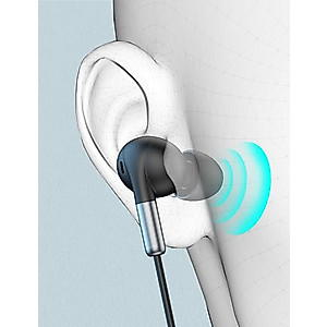 DUKABEL USB PC Earbuds, USB Gaming Earbuds with Mic for PC/PS4/PS5, Black Noise canceling Wired Headphones with Remote for Music, Video Calls, Broadcasting, Work