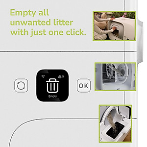 Furbulous Box Automatic Self-Cleaning and Packing Cat Litter Box APP Control Smart Monitor System Integrated Safety Protection 60L Large Capacity Litter Box for Multi Cats