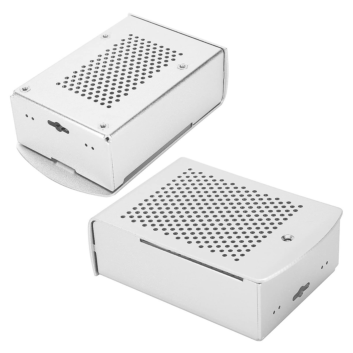 Protective Enclosure, Aluminum Alloy Heatsink Case Efficient Reserved Interface Good Adaptability with Fan for Raspberry Pi 2 3 B+ Model