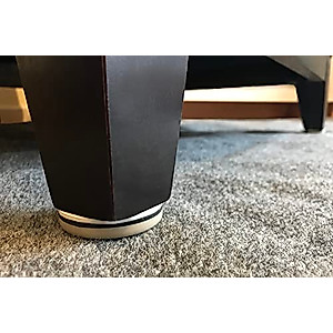 Shepherd Hardware 9471 1-Inch and 1-1/2-Inch Round, Adhesive Slide Glide Furniture Sliders, 20-Count,Tan