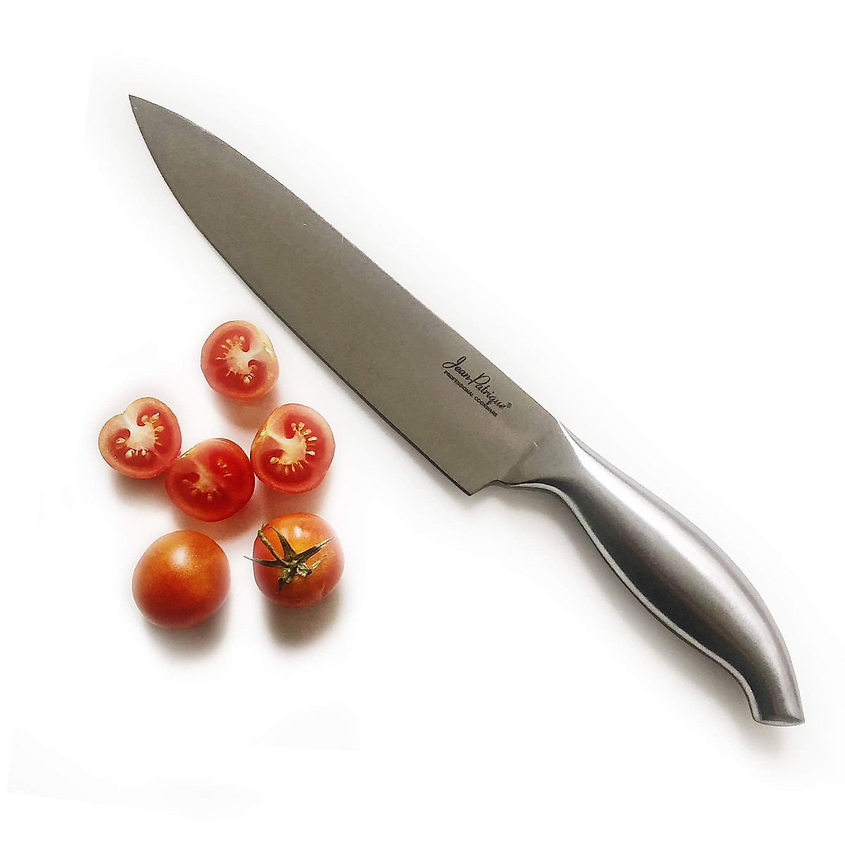 Jean-Patrique Professional Chef Knife - 8 Inch Kitchen Knife, Stainless Steel, Large Sharp Chef Knife - Chopaholic