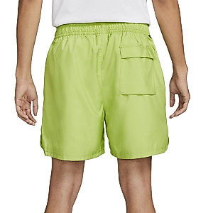 Nike Mens NSW Woven Flow Shorts, Vivid Green/White, L Regular US