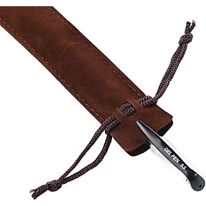 Tangseajiao 1Pc Pink Velvet Pencil Pouch, Drawstring Pencil Pouch, Soft Single Pen Holder, Adult Gift, For Office, Business Supplies, Office Supplies, Pencil Holder and Case