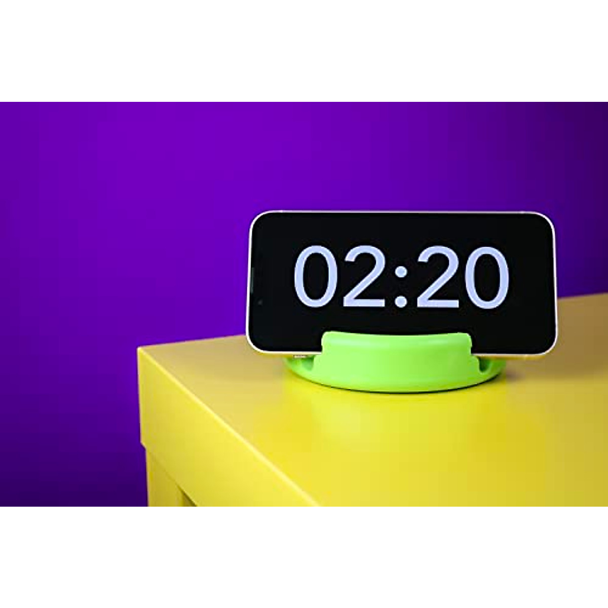 GoDonut Original Phone Stand - Portable Mount Accessory for Travel, Nightstand or Desk- Compatible with Tablet, iPhone & Most Smartphones – Black