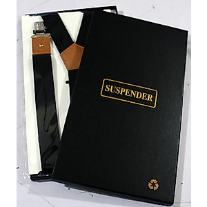 ZXEROYM Suspenders for Men Adjustable Y Back Elastic with Strong Clips Navy