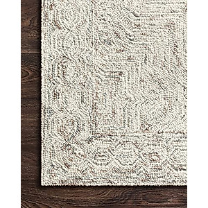 Loloi II Ziva Collection ZV-01 Neutral, Contemporary 7'-9" x 9'-9" Area Rug