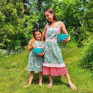 CRB Fashion Womens Cooking Baking Apron | Ladies, Woman, Kitchen Chef Aprons with Pocket (Dainty P)