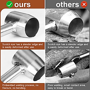 Bushcraft Hand Auger Wrench Bushcraft Gear and Equipment Settlers Wrench Survival Tools Scotch Eye Wood Auger Drill Peg and Manual Hole Maker Multitool for Outdoor Backpacking Camping Bushcrafting