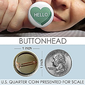 Random Pin Back Button Pins - Bulk Resale Wholesale Lot - 1” (One Inch) Mini Size - 10-200 Per Unique Set