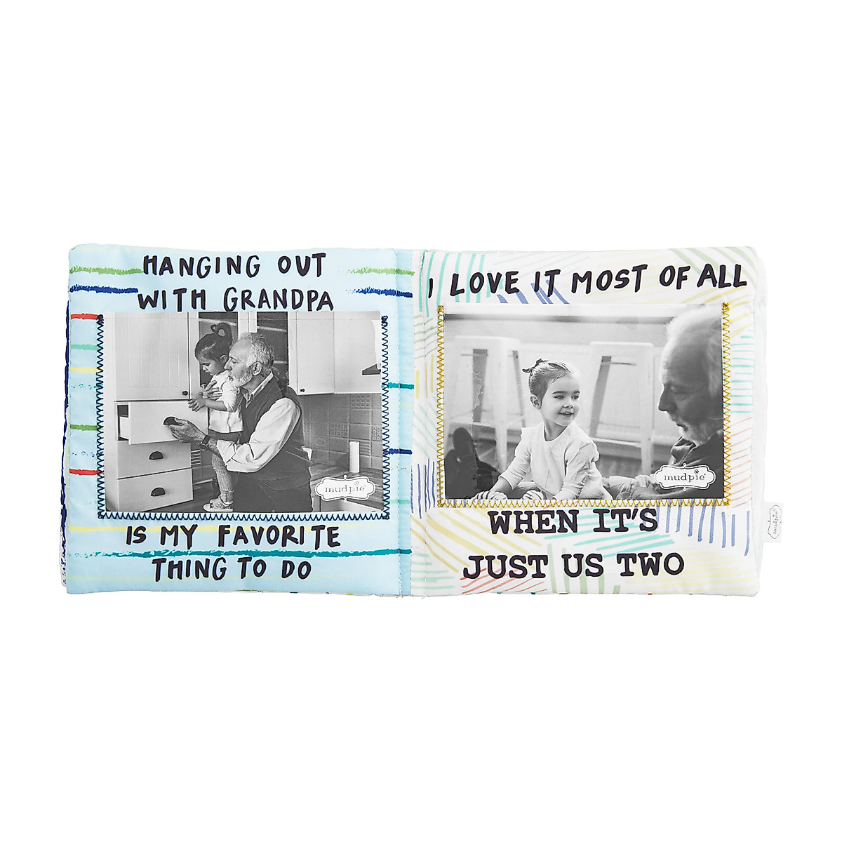 Mud Pie Children's Recordable Album, Grandpa, 7.5" x 7.5"