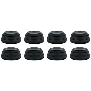 (8) Rockville ISOPAD Aluminum/Silicone Isolation Pad Feet For Speakers/Monitors