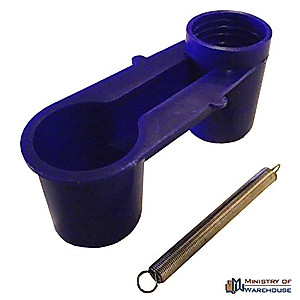 Ministry of Warehouse 12 Pcs Bird Drinker Cup & Spring SODA POP Water Bottle for Chicken Pigeon Quail Dove