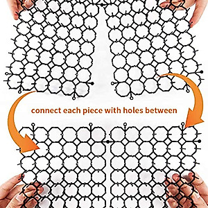 OCEANPAX Scat Cat Mat with Spikes Prickle Strips Digging Stopper Pest Repellent Spike Deterrent Mat, 78 x11 inch and 8.47 X 6.3inch(12Pack)