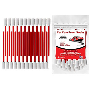 Swab-its® 24-Piece Package of Auto Detailing Car Care Foam Swabs: 87-7904 Made in The USA