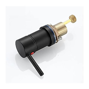 MIYANXI Brushed Gold Basin Faucet 5 Colors Single Handle Widespread Bathroom Sink Mixer Tap Deck Mounted Bathtub Mixers Crane,Kitchen Sink Faucet, Black, WJ5501