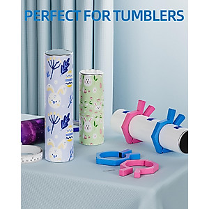 Nicpro Sublimation Tumblers Pinch Tool Set in Case, Sublimation Starter Kit with Tape&Glove, Perfect Sublimation Supplies Clamp for Pinch Tumbler 20oz