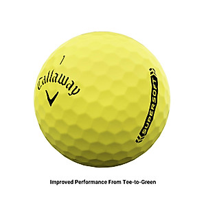 Callaway Golf Supersoft Golf Balls (2023 Version, Yellow)