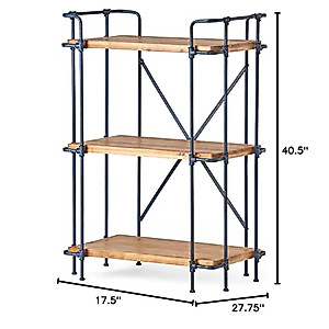 Christopher Knight Home Yorktown 3-Shelf Bookcase, Antique