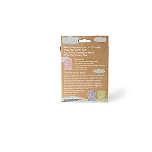 Arctic Friends Stainless Steel Rattle and Teether - Made in USA by Kleynimals