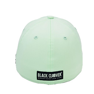 Black Clover Premium Clover 52 Flex Cap, Spring Green, L/XL