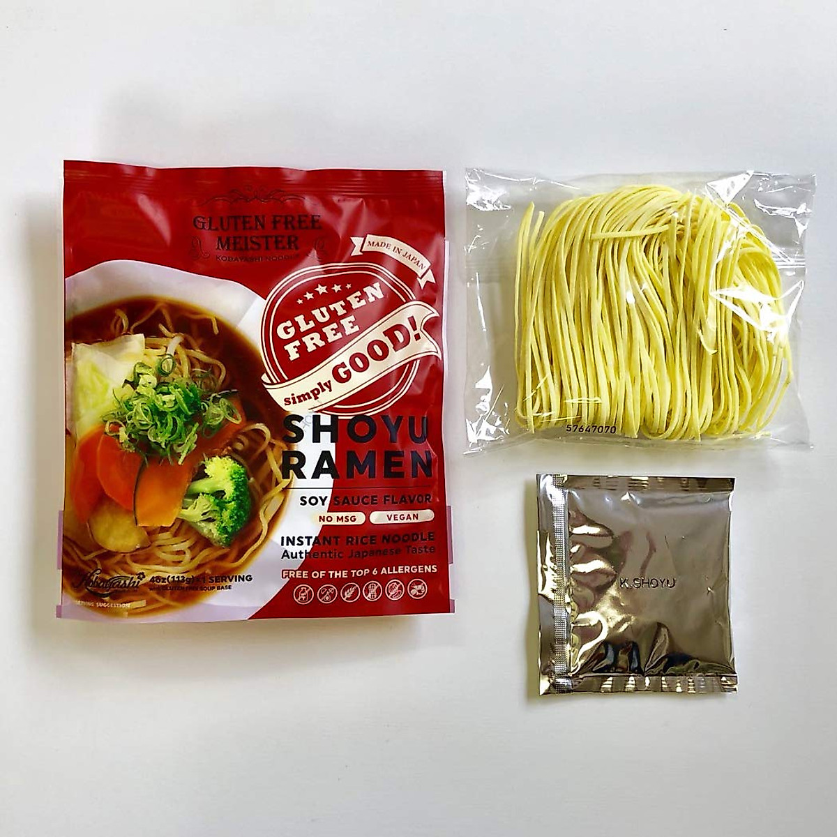 Gluten Free Meister Japanese Shoyu Ramen 6pk (Vegan)