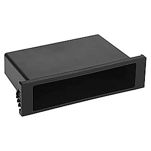 SIGRID Universal Car Double 1 Din Dash Cup Holder Storage Box Plastic for Stereo Radio