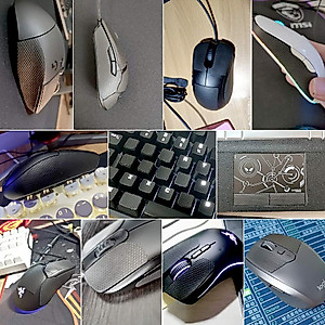 Hotline Games HOTLINEGAMES New 2.0 DIY Version Mouse Anti Slip Grip Tape for Gaming Mouse Skins,Sweat Resistant,Cut to Fit,Easy to Apply,Professional Mice Upgrade Kit