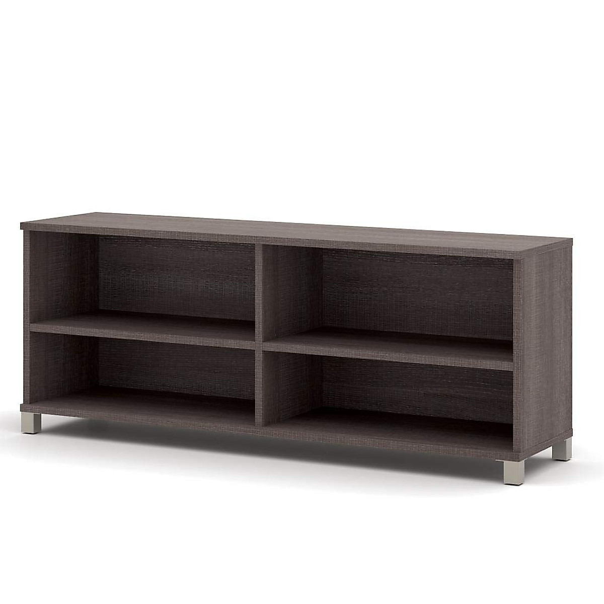 Bestar Pro-Linea Credenza, 72W, Bark Grey