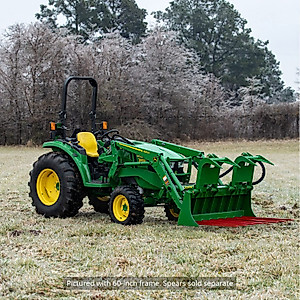 Titan Attachments 72-in Tine Bucket Attachment Fits John Deere Loaders