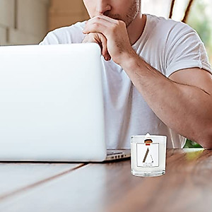 ARAMO AROMA Candle for Home Scented- (Morning Kiss) Crackling Wood Wick Candle, Natural Aroma Candle, Soy Wax, Scented Candles (4 Oz./ 110 g.)