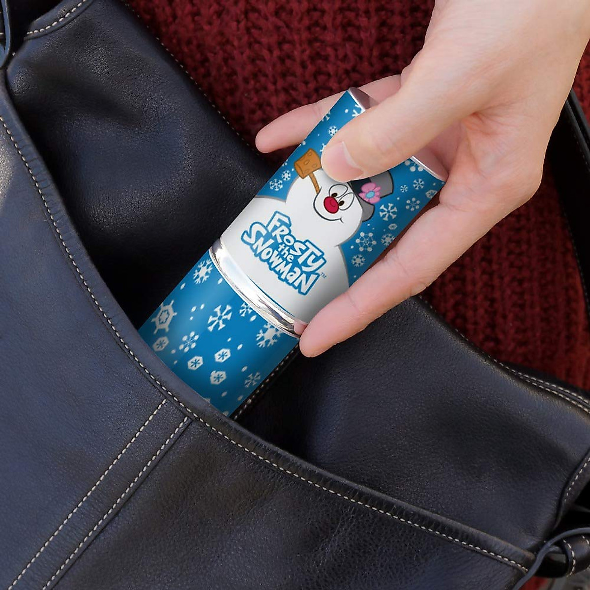 Frosty the Snowman Snowing Stainless Steel Manicure Pedicure Grooming Beauty Care Travel Kit