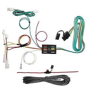 MECMO 4 Way Flat Trailer Wiring Harness for 2011-2014 Toyota Sienna & 2011-2020 Sienna SE, 56106 T-Connector, Plug-in Simple Vehicle-Side 4-Pole Flat Trailer Hitch Wiring