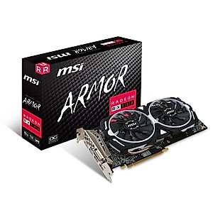 MSI VGA Graphic Cards RX 580 ARMOR 8G OC