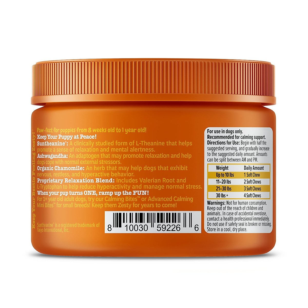 Zesty Paws Dog Allergy Relief - Anti Itch Supplement - Omega 3 Probiotics for Dogs - Digestive Health - Soft Chews for Skin & Seasonal Allergies - with Epicor Pets - Puppy - Lamb - 90 Count