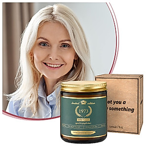 51st Birthday Candle - 1973 Happy 51 Years Old Bday Gifts for Mom Dad Friends Women Men Uncle Aunt boss Coworker | Funny Turning 51 Birthday Party Presents Ideas for Woman Friend