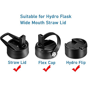 Zonon 9 Pieces Replacement Gasket Compatible with Wide Mouth Bottle Flip Lid Cap Silicone Replacement Gasket Seals 2 Inch Inner Diameter