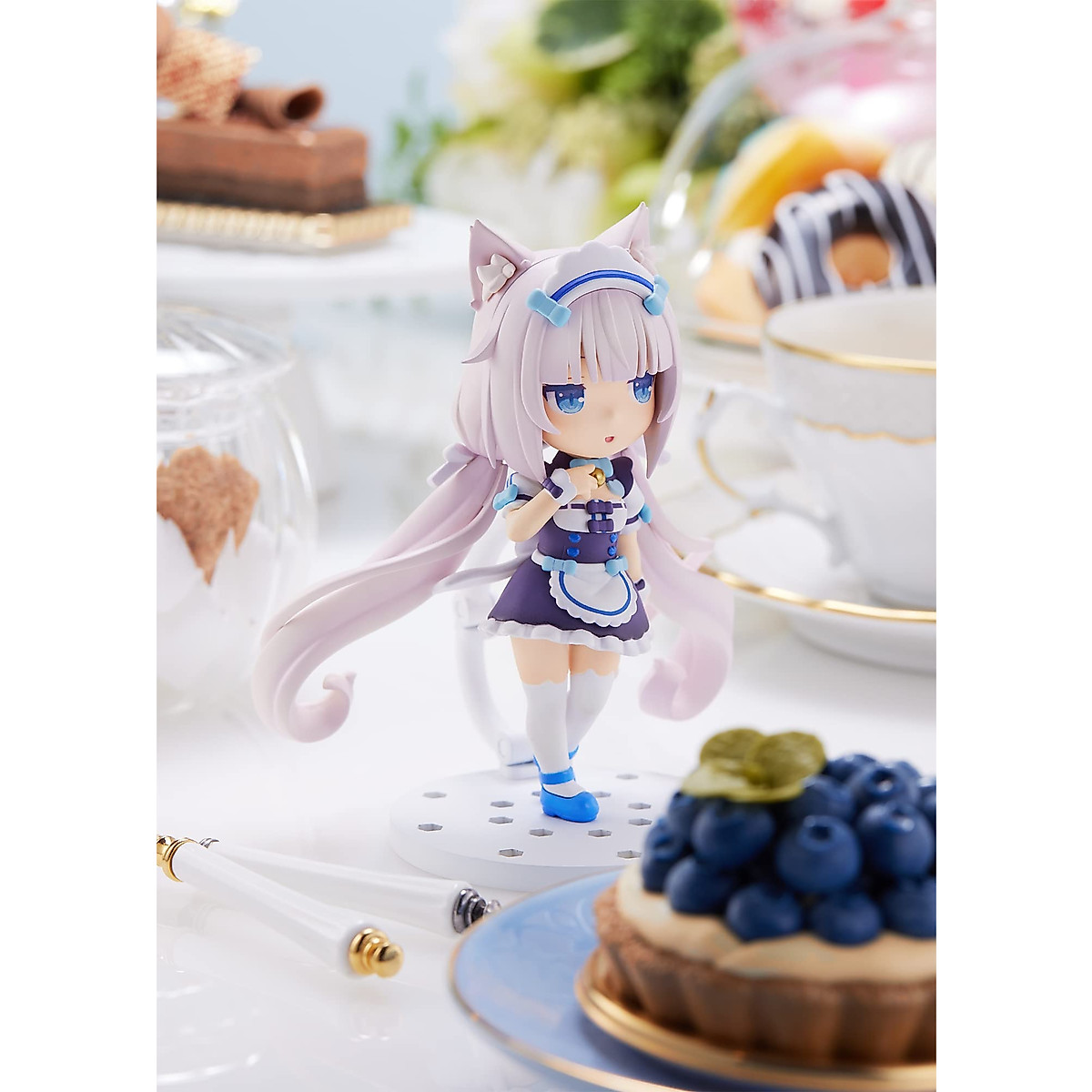 Plum Nekopara: Vanilla Mini-Figure 100 Non-Scale PVC Figure, Multicolor, 4 inches