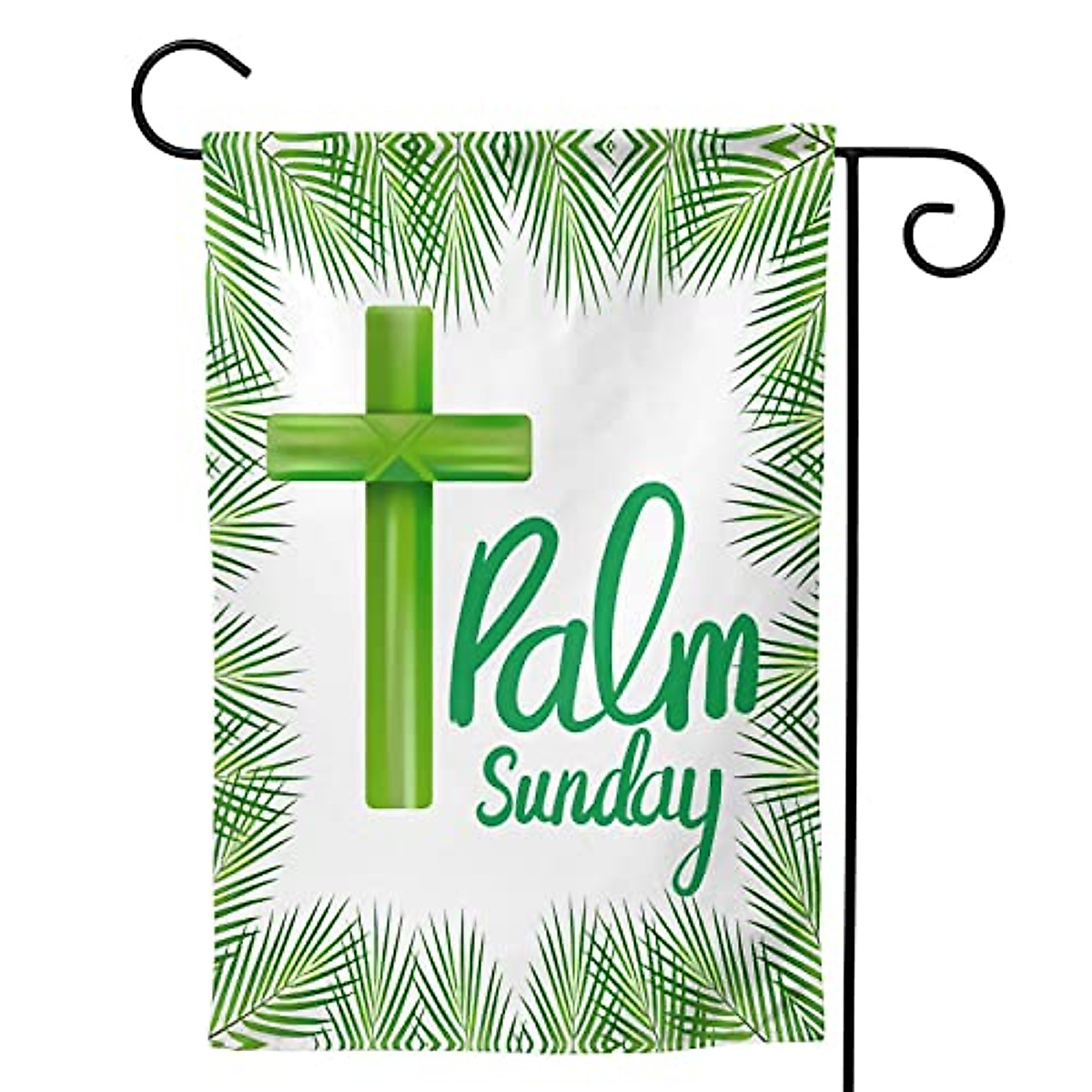 Palm Sunday Garden Flag For Outside Porch Patio Farmhouse Yard Outdoor Decor (12.5"X18" , Double Sided) Without Flagpole