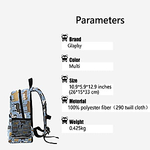 Glaphy Bulls Cows Farm Animal Backpack for Kids, Boys and Girls, Toddler Backpack for Daycare Travel School, Preschool Bookbag with Chest Strap