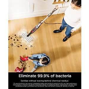 Shark S5003D Genius Hard Floor Cleaning System Pocket Steam Mop, Burgundy/Gray