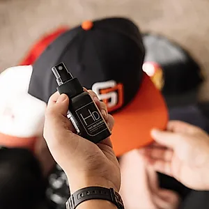 SNEAKER LAB Complete Hat Care Kit - Cleaner + Deodorizer + Protector + Premium Brush - Perfect for Most Materials - 1.7 Fl Oz Bottles