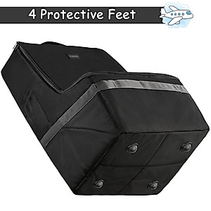 YOREPEK Universal Car Seat Travel Bag Compatible with Chicco,Evenflo,Britax Carseat,Car Seat Bag for Airplane Travel with Shoulder Straps,Airport Car Seat Bag for Kids Airplane Travel(21"x21"x32")